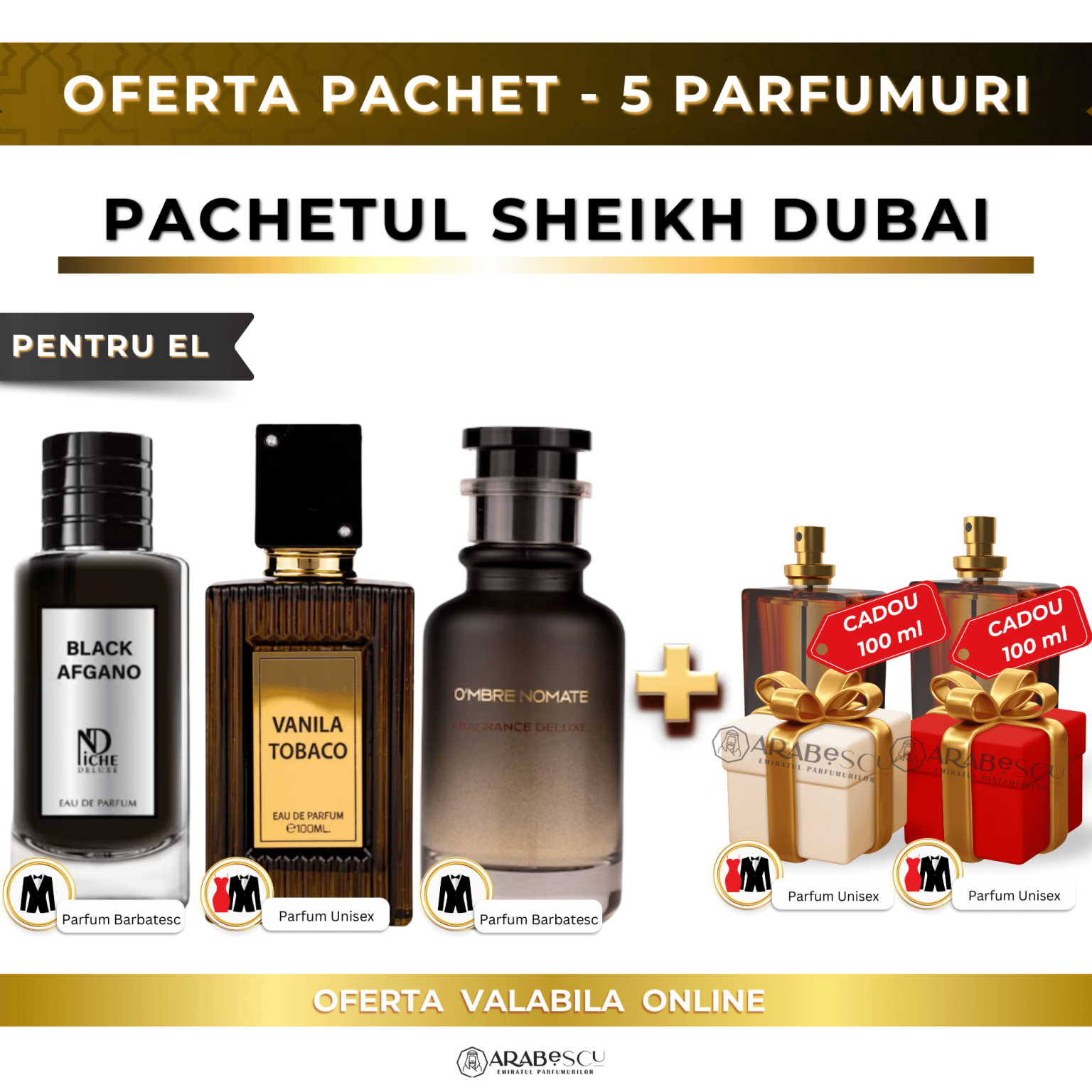 Parfumuri Barbati - Arabescu.ro